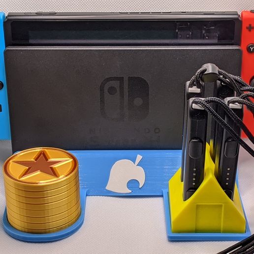 🕹️ Nintendo Switch Dock Base, Animal Crossing Theme・ STL File for ・Cults