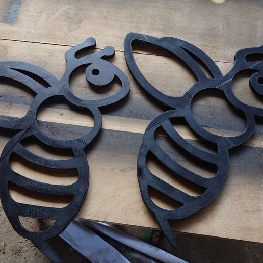 🎨 Art Bee 2D.・Free STL File for 3D printing・Cults
