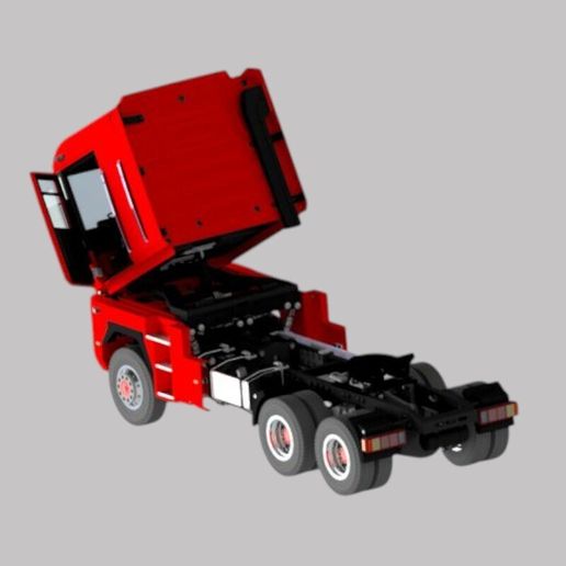 🚗 1/14 RC AE MAGNUM E3310 TM6x4・ 3D File for 3D printing・Cults