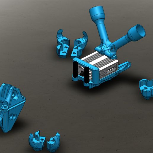 🚗 SOURCE ONE V5 - AIR UNIT - FULL PRINT SUPPORT・ STL File for ・Cults