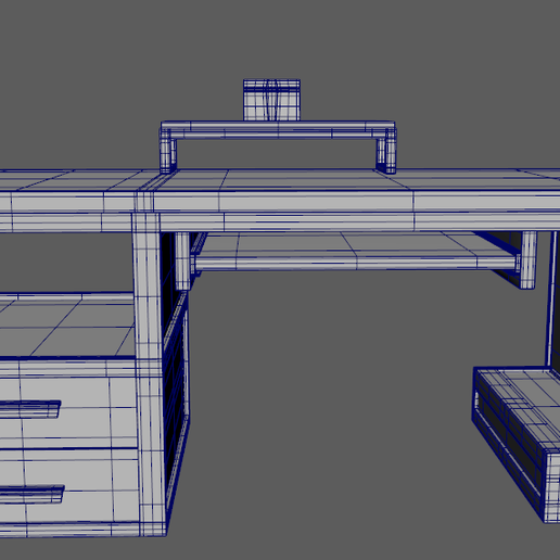 3D file Computer desk model 🖥️ ・3D printer model to download・Cults