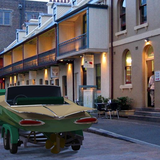 🛥️ 1959 Impala Schnellboot und Anhänger・Kostenlos STL Datei für ・Cults