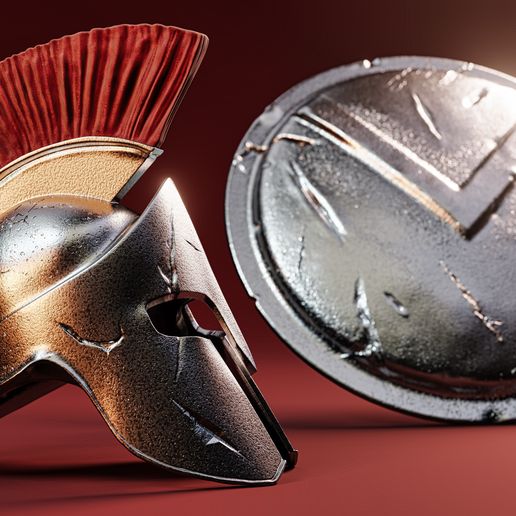 🛡️ 300 SPARTAN・ STL File for 3D printing・Cults
