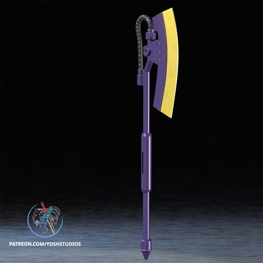 🦅 Zaku Heat Hawk Axe 3D Printer STL File・ STL File for 3D printing・Cults