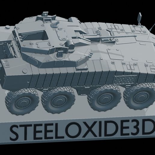 🇮🇱 Israel IDF Eitan 8x8 IFV NAMER turret configuration・ STL File for 3D ...
