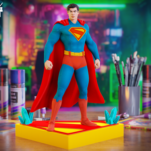 superman superhero pose