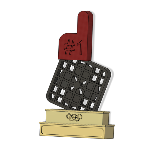 Free STL file Number 1 Fan Trophy 🏆 ・3D printable model to download・Cults