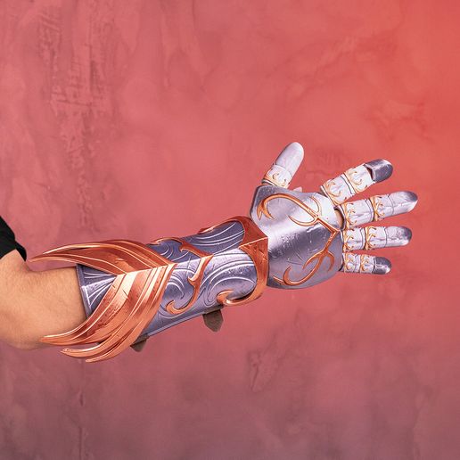 🧝 Elf Knight Gauntlet & Vambrace・ STL File for 3D printing・Cults