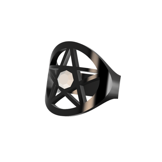 💍 Penta ring・Free STL File for 3D printing・Cults