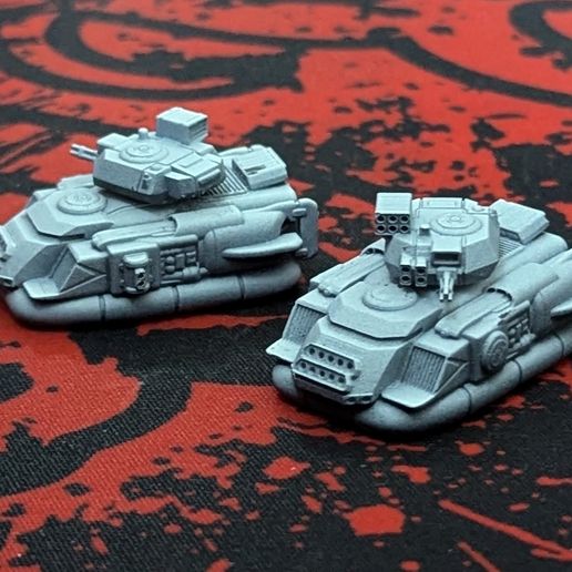 🪖 BattleTech Maxim Hover Transport・Free STL File for 3D printing・Cults