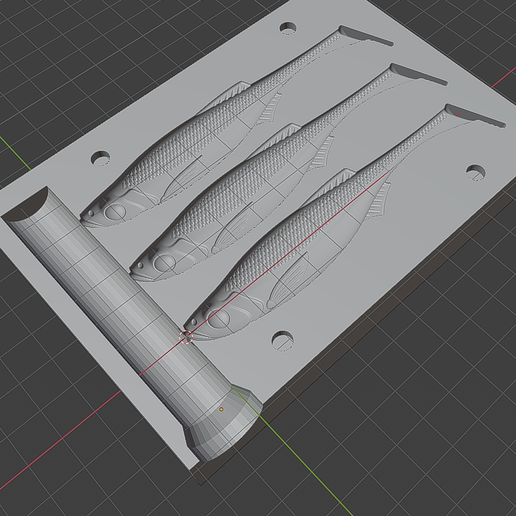 🎣 goby softbait 3 gravity mold・Бесплатный STL для 3D-печать・Cults
