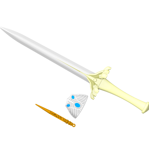 🗡️ Azrael's Blade | Lucifer Flaming Sword | Unique x3 Part Design ...