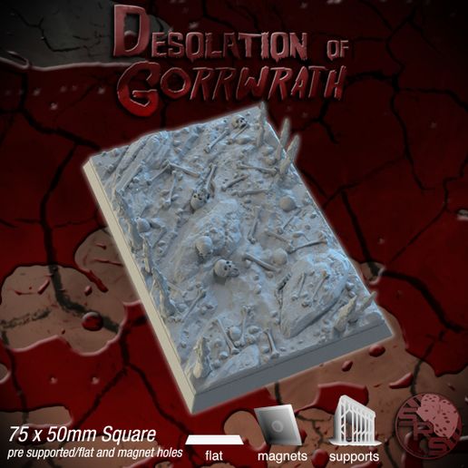 🩸 Blood God Bases・ 3D File for ・Cults