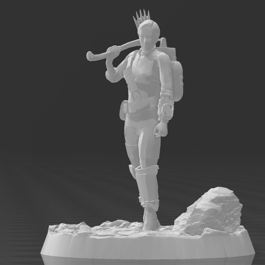 🎲 Catherine de Fallout・Arquivo OBJ Grátis para Impressão 3D・Cults