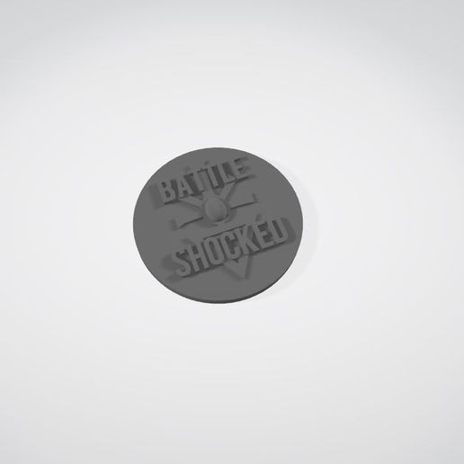 STL file 2 Space Elf style Battle Shock Tokens 🛰 ・3D printable model to ...