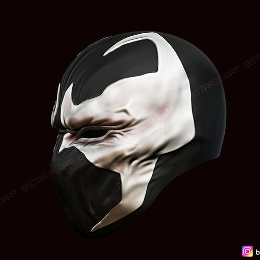 🦾 Spawn Comic Mask・ STL File for ・Cults