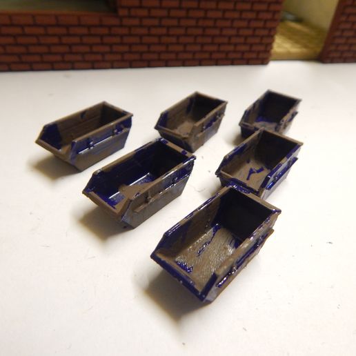 STL file Container 5,5 qm offen 1:120 Spur TT 🏗 ・3D printing idea to ...