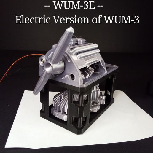 STL file WUM-3E electric version of WUM-3 with (Tutorial, exclusive ...