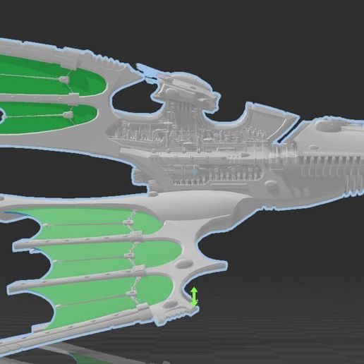 🎲 BFG elfdar Shadow cruiser・Free STL File for 3D printing・Cults