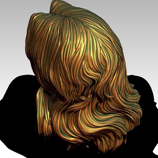 💇 3D HAIR STYLE FOR GIRL・ STL File for 3D printing・Cults