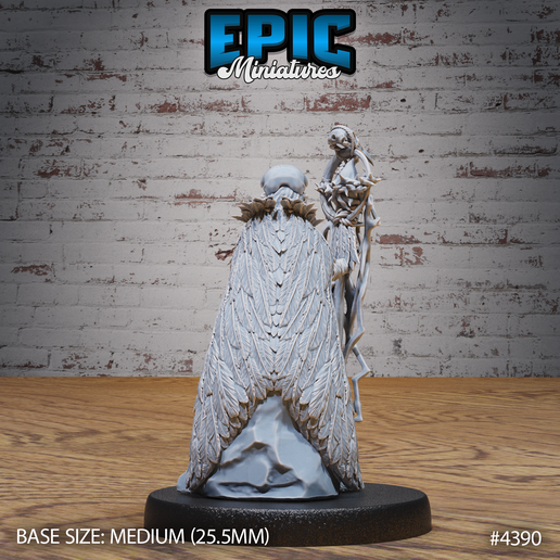 3D file Raven Wizard Female Sitting ‧ DnD Miniature ‧ Tabletop ...