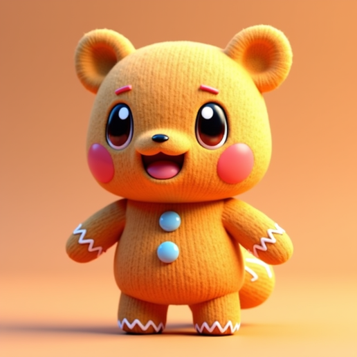 STL file Gingerbear Man 👨 ・3D printable model to download・Cults