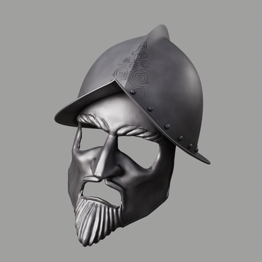 🪖 Telmarine Helmet with Mask - Narnia・ STL File for 3D printing・Cults