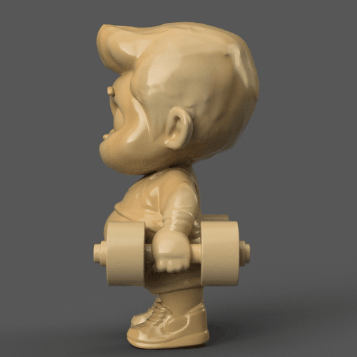 STL file Cute Gym Baby 3D Model – STL File for Fun Decoration 👶 ・3D ...
