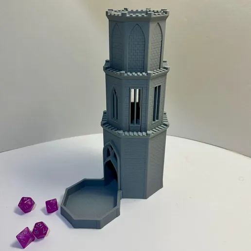 🎲 Ultimate Collapsible Dice Tower・ STL File for 3D printing・Cults