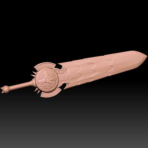 🗡️ F Guardian Ark Sword - Monster Hunter・ STL File for 3D printing・Cults