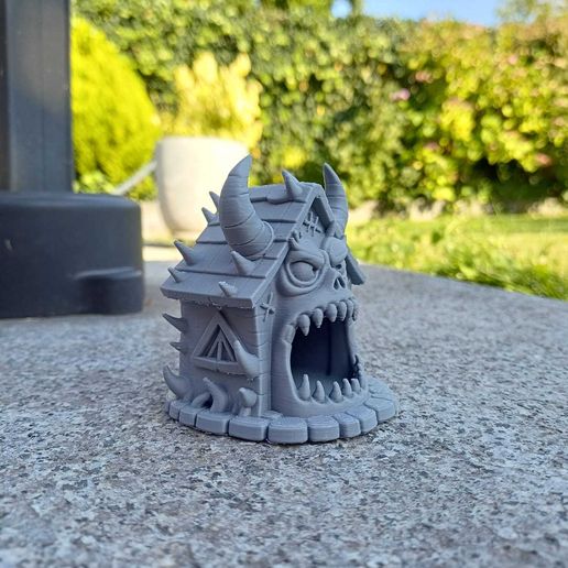 🏠 Demon Maw Cottage: una casa diminuta con una gran actitud・Archivo STL ...