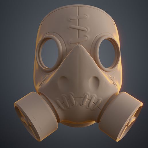 🎭 Roadhog mask - Overwatch game・ 3D File for 3D printing・Cults