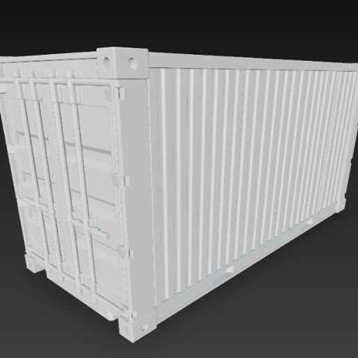 🏘️ SHIPPING CONTAINER / CARGO CONTAINER・ STL File for 3D printing・Cults