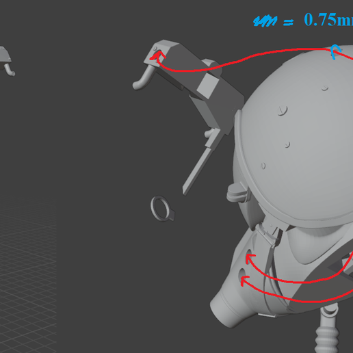 Archivo 3D Modern Russian/Soviet fighter pilot with ZSh-7 helmet ...