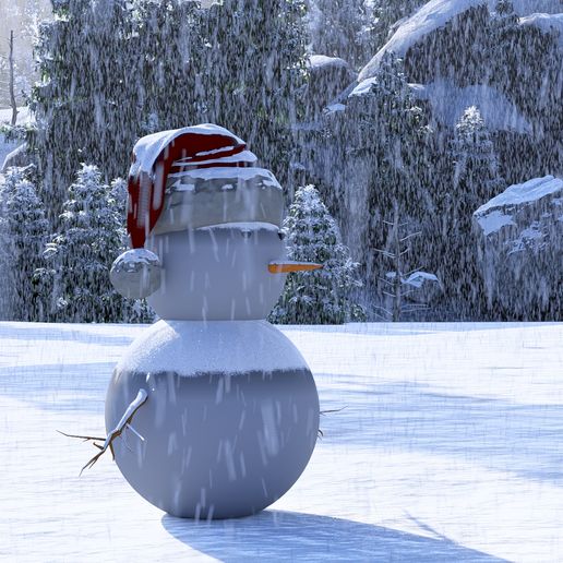 STL file SNOWMAN 3D PRİNTER MODEL ☃️ ・3D printing design to download・Cults