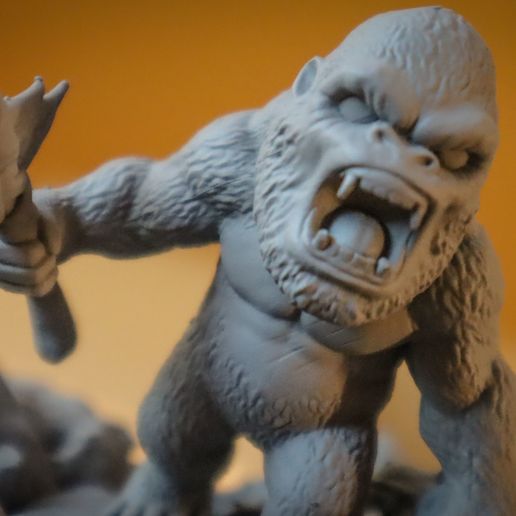 🦖 Chibi Kong VS Godzilla・ 3D File for 3D printing・Cults