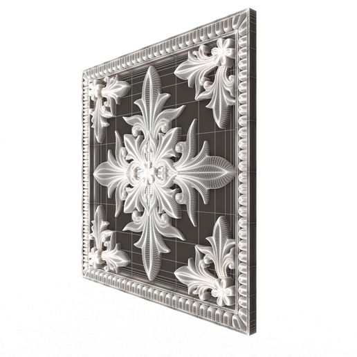 3D file Carved Tile 03 📜 ・3D printing design to download・Cults