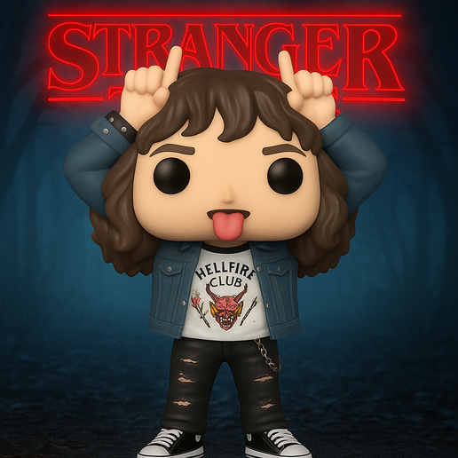 🎨 Stranger Things | Eddie Munson Funko POP! Figurine Fan Art | Master ...