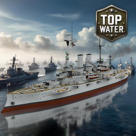 🚂 1917 BATTLESHIP HANNIBAL・ 3D File for 3D printing・Cults