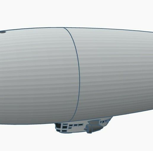 🎲 1/350 K class blimp・ 3D File for 3D printing・Cults