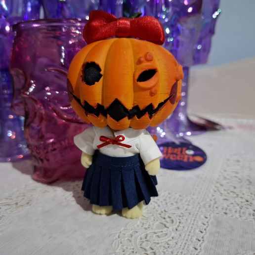 🎃 Naoko Kirino pumpkin night - Mask for sylvanian families・3D Print ...