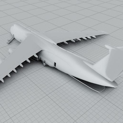 🛩️ Lockheed C-5 Super Galaxy Cargo Plane aircraft MODEL・ STL File for ...