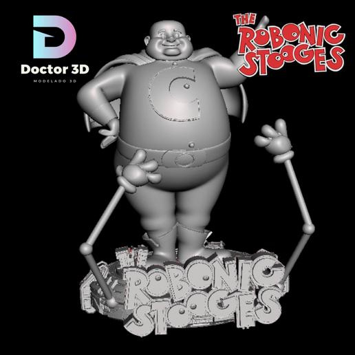 👾 Nutty Robots-Curly -diorama・ 3D File for 3D printing・Cults