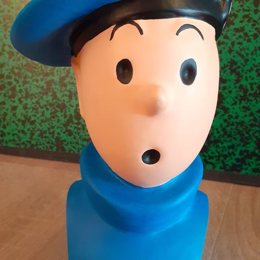 Free STL file Scottish Tintin bust "Black Island 👤 ・3D print object to ...