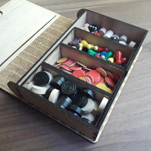 📚 Customizable laser cut book box nature theme・Free SVG File for CNC ...