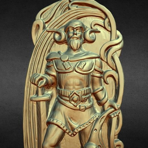 😇 gods of asgard statue Heimdall・ OBJ File for 3D printing・Cults