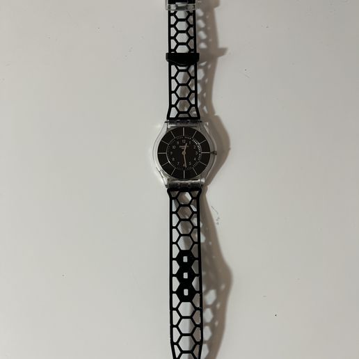 ⌚ Swatch Skin Hexagon Band・ STEP File for 3D printing・Cults