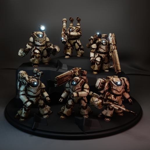 🔫 Nyx heavy weapons unit・ 3D File for 3D printing・Cults