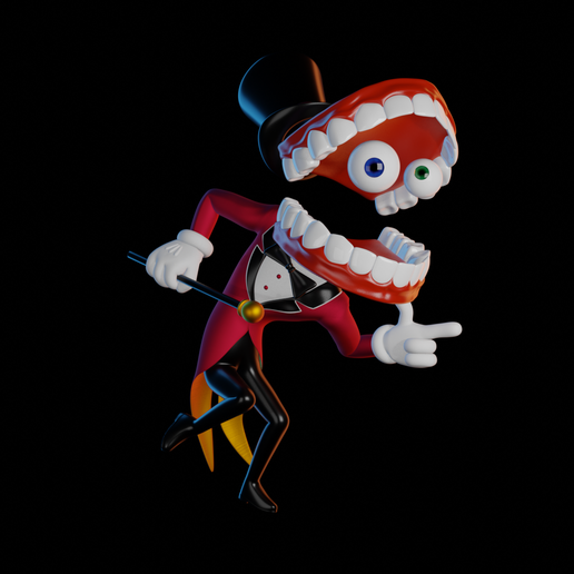 🎪 Caine - The Amazing Digital Circus・ 3D File for 3D printing・Cults