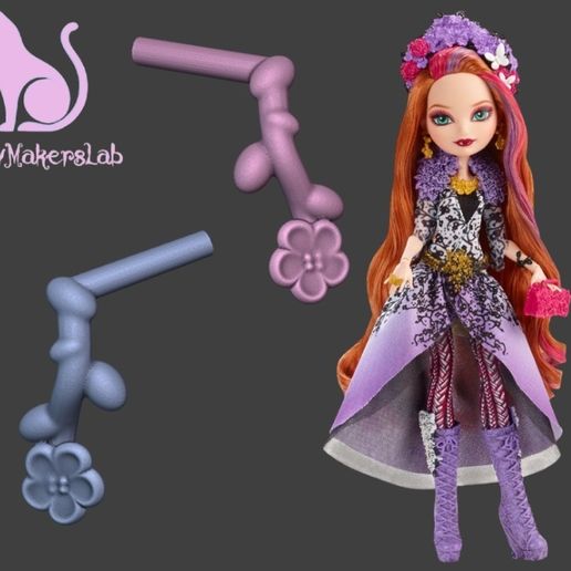 💍 Holly O'Hair, Spring Unsprung, Earrings, Ever After High.・ 3D File ...